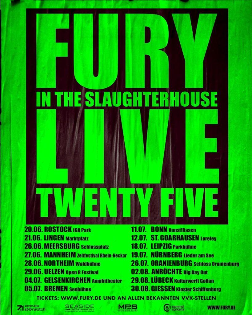 Fury in the Slaughterhouse - Offizielle Website